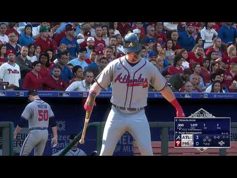 MLB The Show 22 - (NL Division Series) Atlanta Braves vs Philadelphia Phillies Game 4