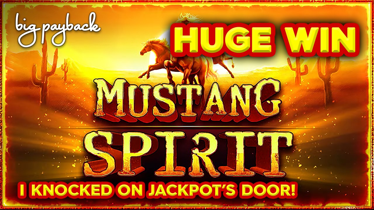 OMG Insane! → BETTER THAN JACKPOT on Mustang Spirit Slots! - YouTube