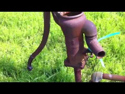 Old Japanese Farm Hand Pump - YouTube