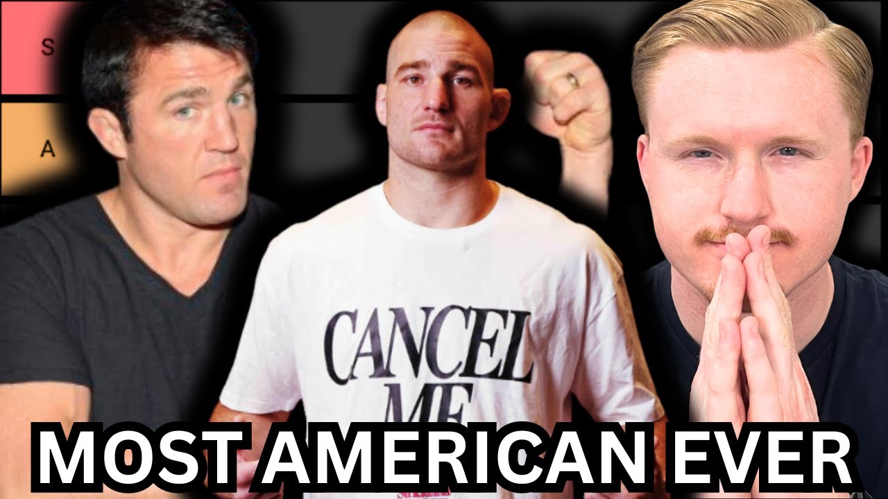The Most American UFC Tier List of All Time - 4th of July Special - YouTube