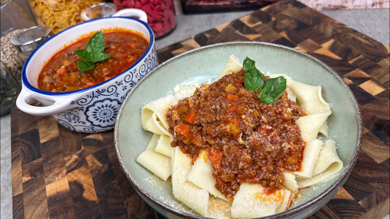 Paste de casa pappardelle cu ragu de vita. - YouTube