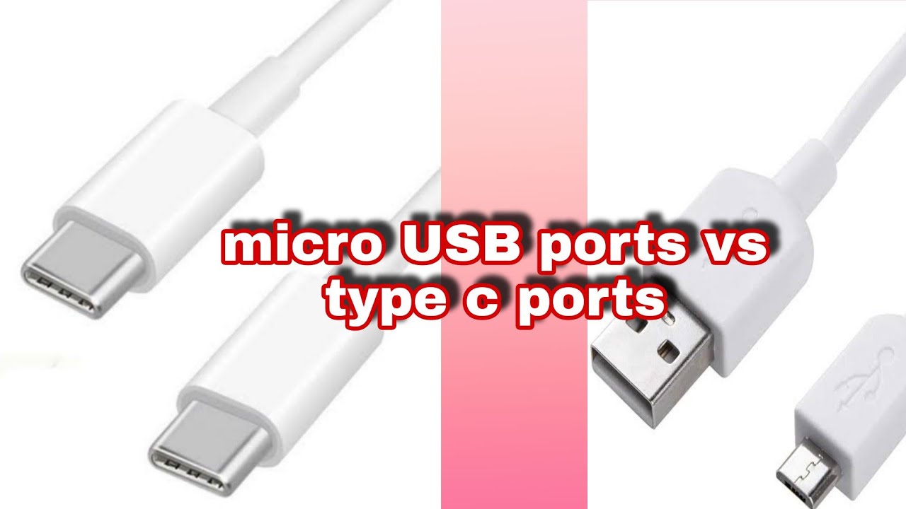 differences between micro usb and type c || both advantages and ...