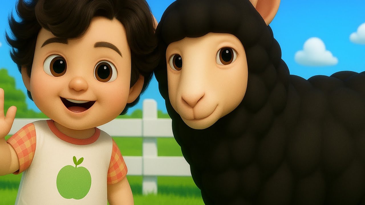 Baa Baa Black Sheep | Cute Baby Song for Preschoolers | Animated Kids ...
