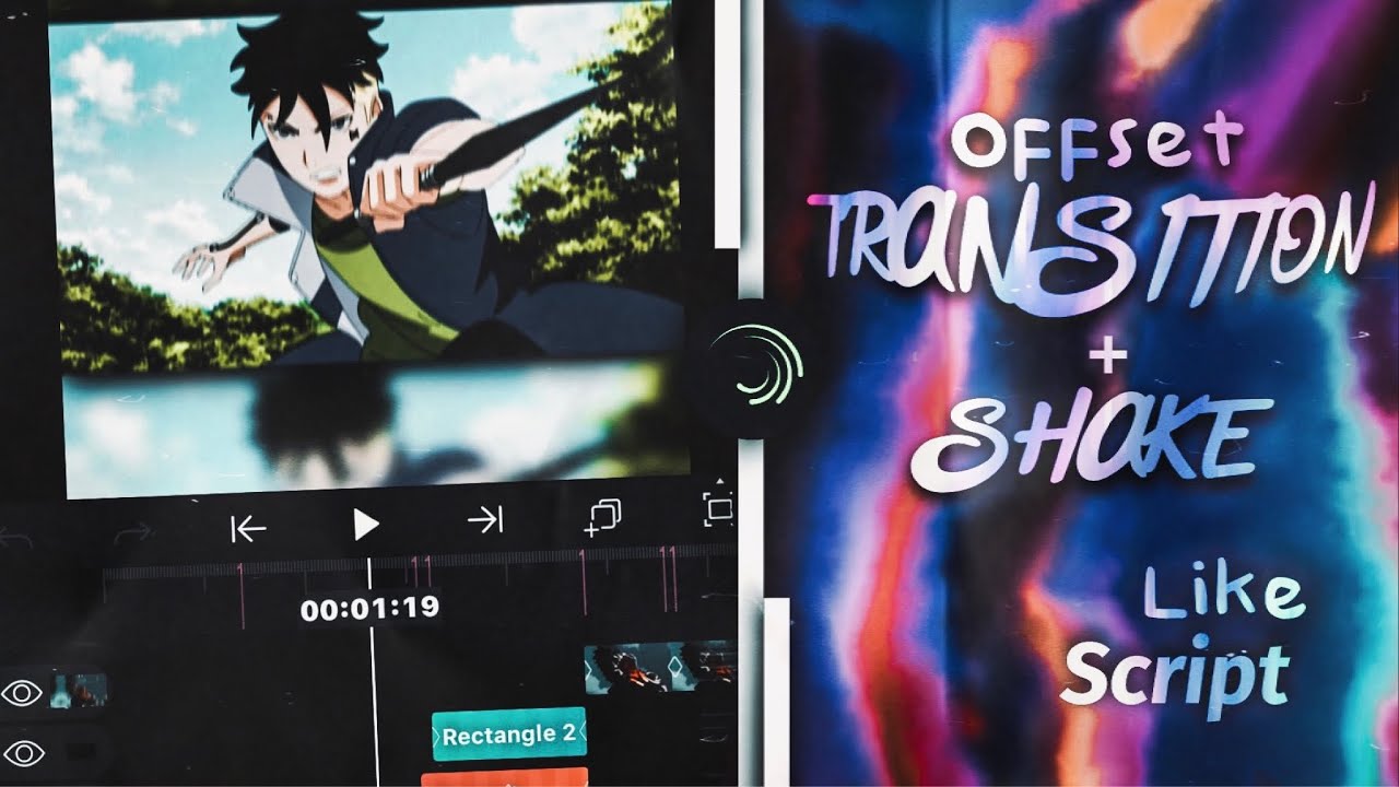 Offset Transition + Shake like Script | ALIGHT MOTION | ANDROID & iOS | TUTORIAL - YouTube