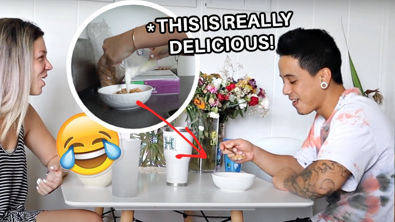 BREAST MILK In His Cereal *PRANK! - YouTube