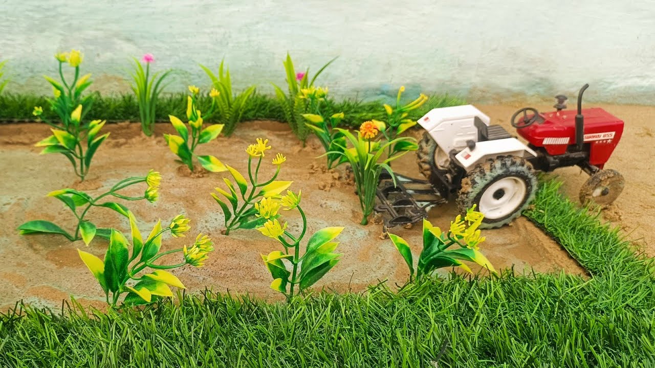 diy mini tractor bulldozer loading trolly soil | Construction Vehicles ...