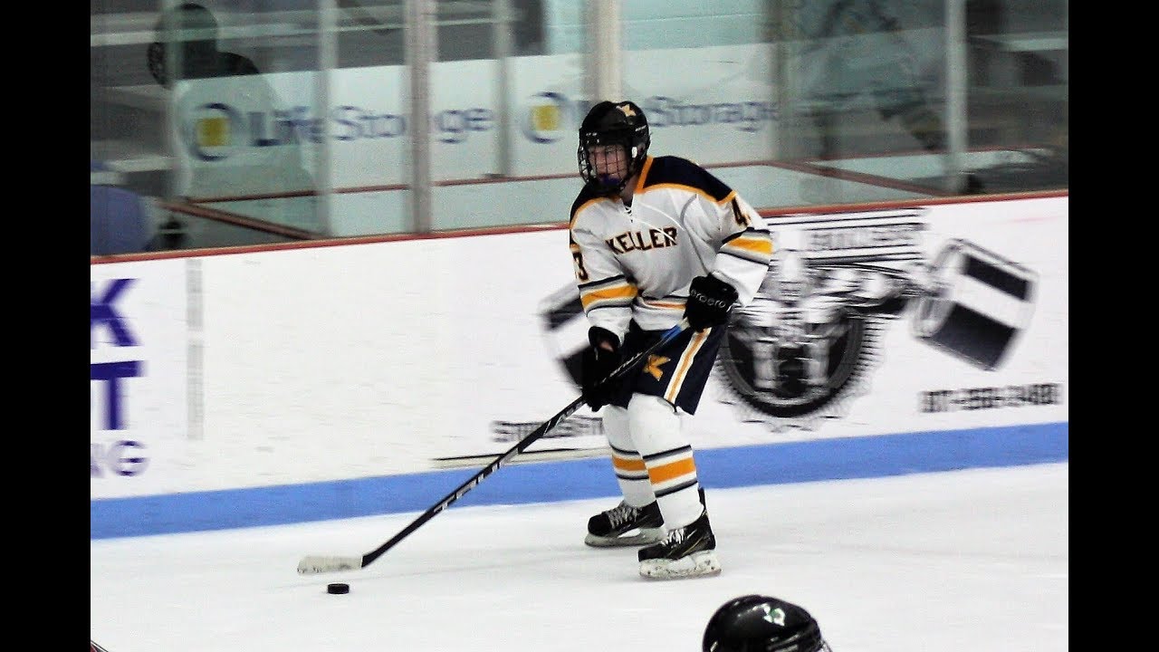 Collin O'Mahoney Keller Varsity Hockey 2018-2019 - YouTube
