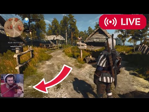 Gave a quick live performance while streaming the Witcher 3 🎻 - YouTube