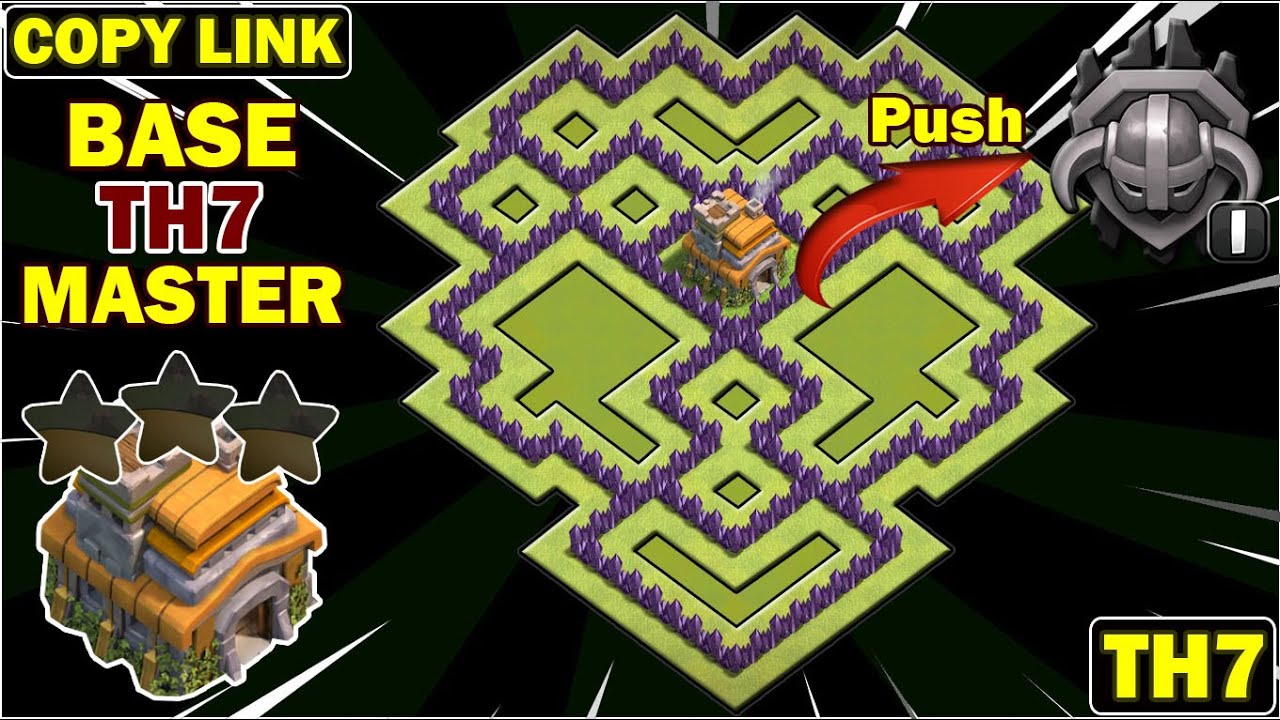NEW TH7 HYBRID DAN ANTI 3 BINTANG Base 2023 | BASE TH7 - Clash Of Clans ...