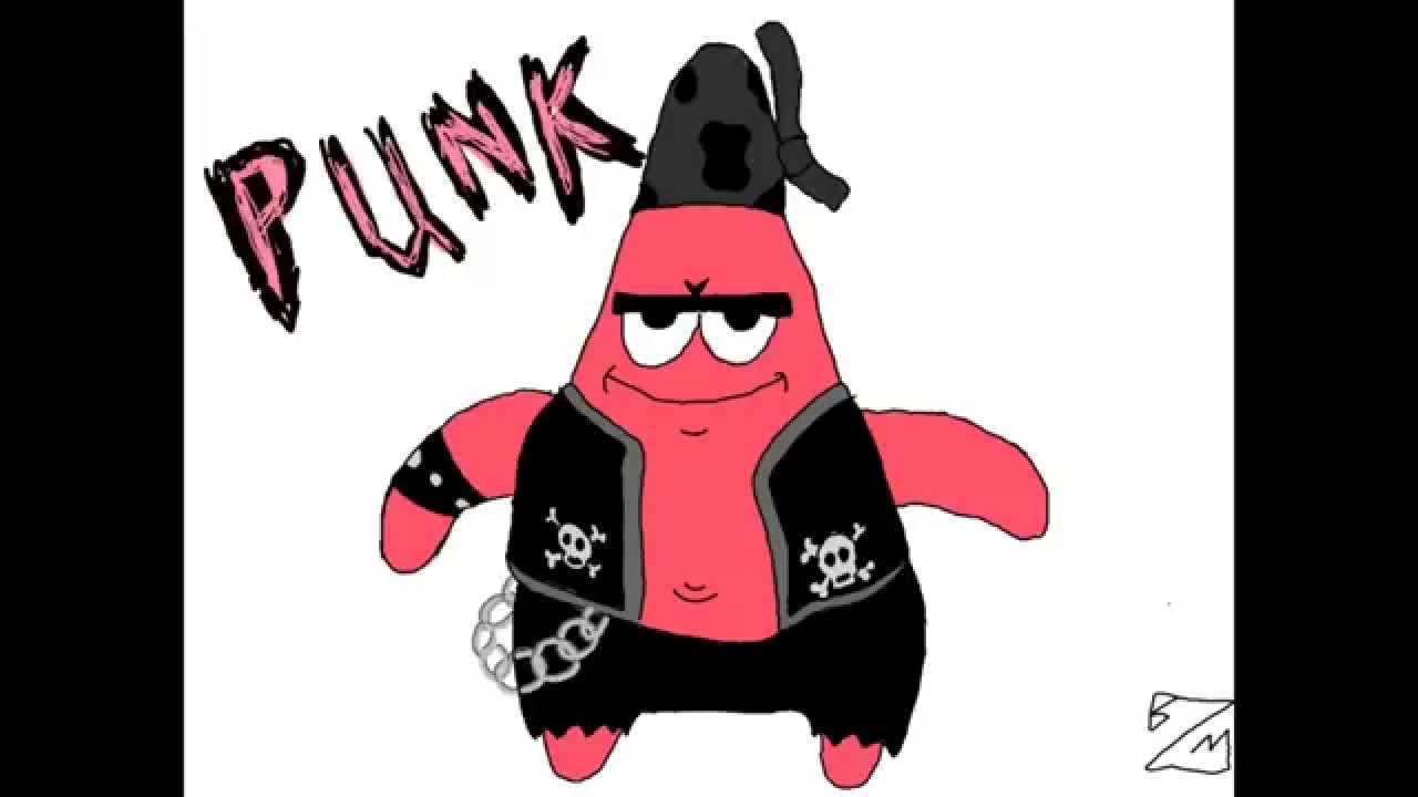 Patrick Star as a Punk - YouTube