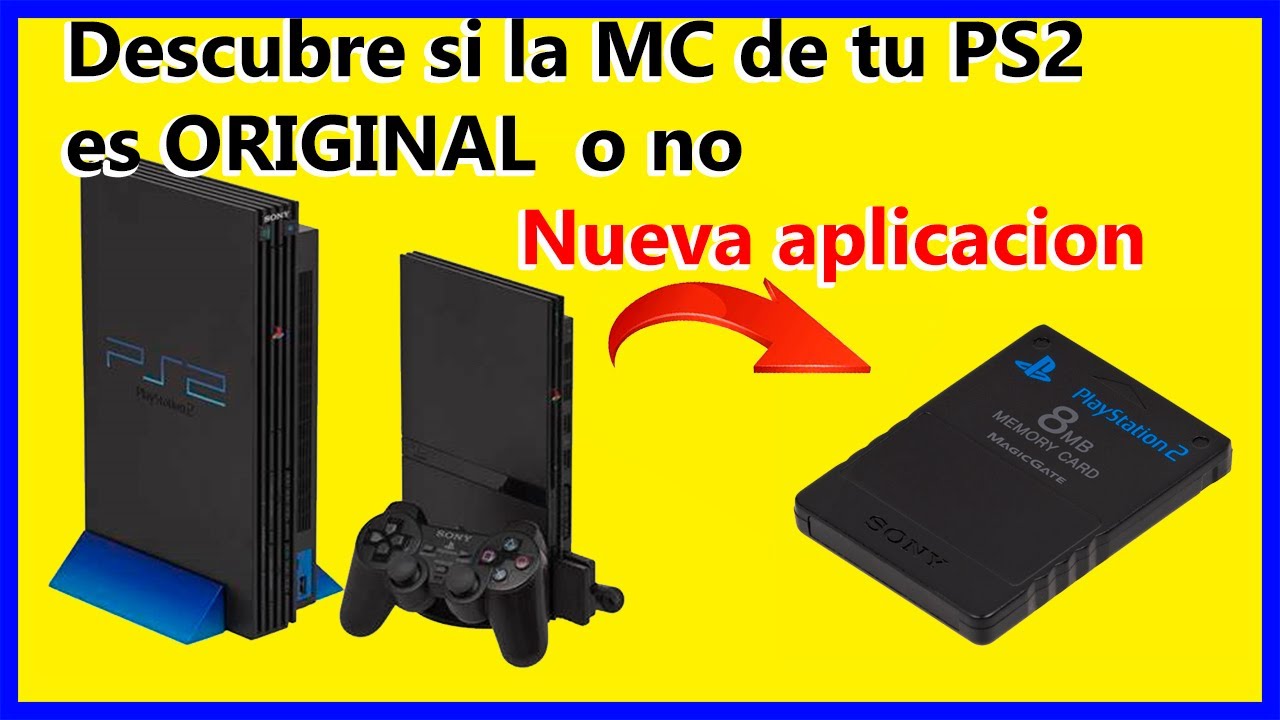 💥NUEVA HERRAMIENTA PARA SABER SI UNA MC DE PS2 es original o no ...