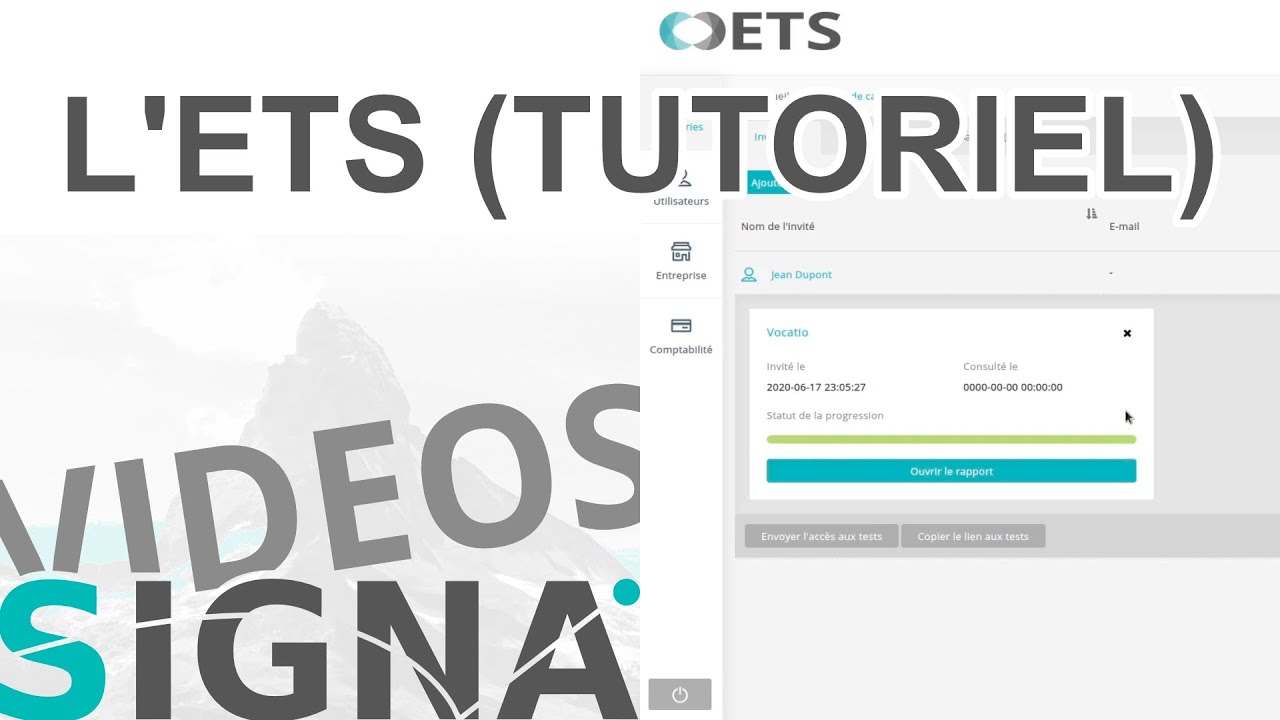 04 - L'ETS (tutoriel) - YouTube
