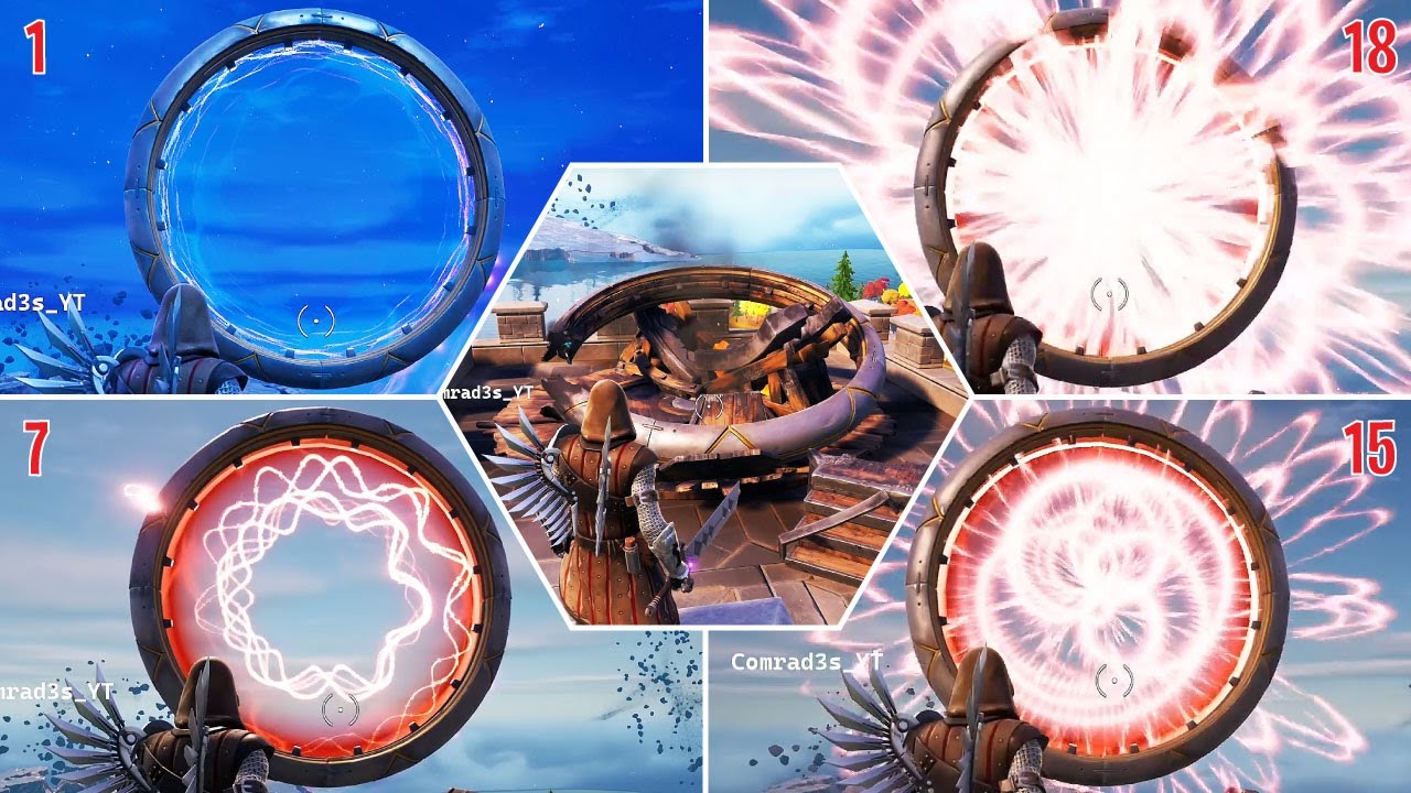 Evolution of All 20+ Rift Gate Stages in Fortnite (Rift Gate Event Leak ...