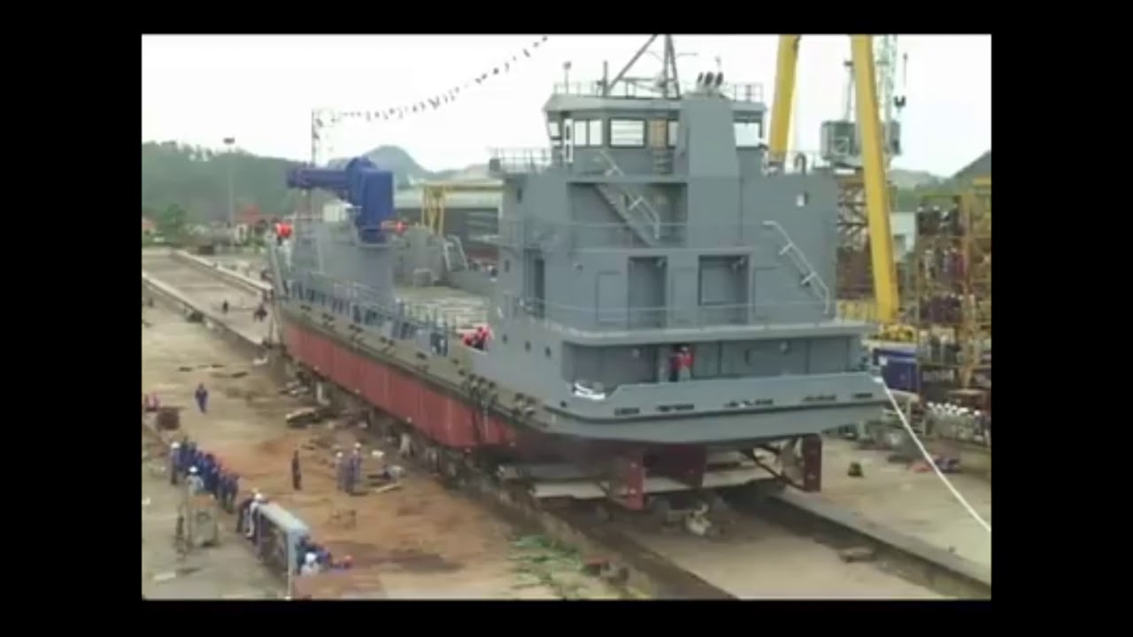 Hạ thuỷ tàu Roro Hà Lan ngày 12 05 2016 - YouTube