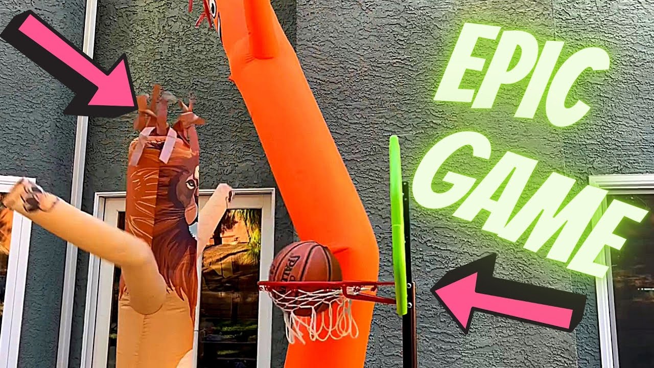 EPIC BASKETBALL GAME @airdancerschannel - YouTube
