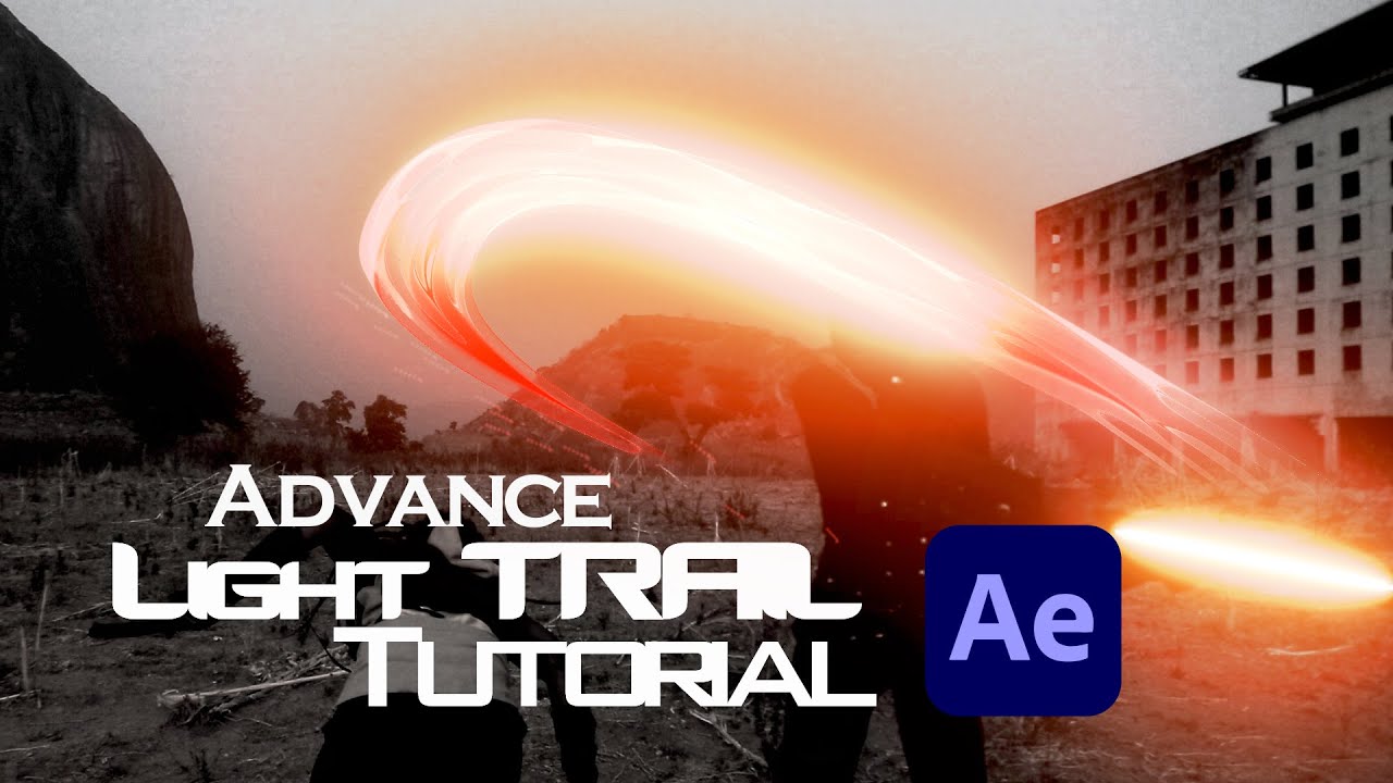How To Create An Epic Sword Light Trail Using After Effect - YouTube
