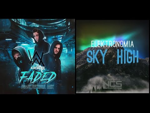 Alan Walker - Faded (W&W Festival Mix)/Elektronomia - Sky High {MASHUP} | RaveDJ