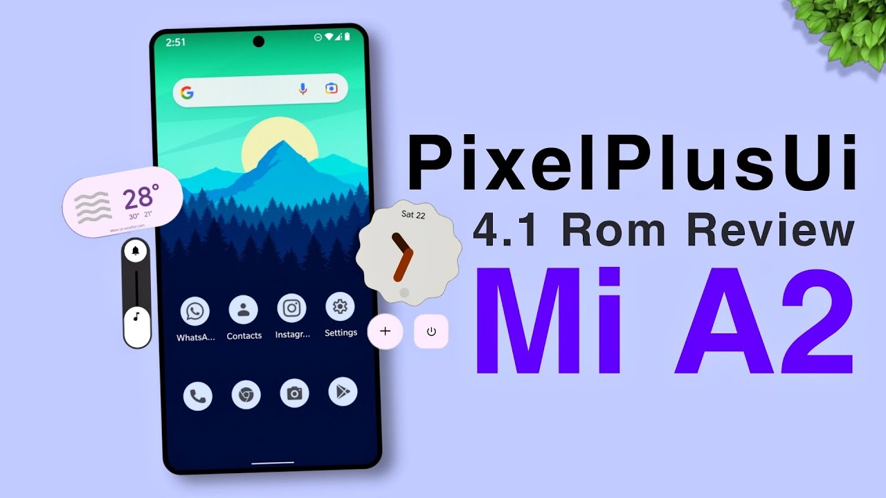 Official PixelPlusUi 4.1 Android 12 on Mi A2 | Smooth UI⚡PPUI 4.1 Rom ...