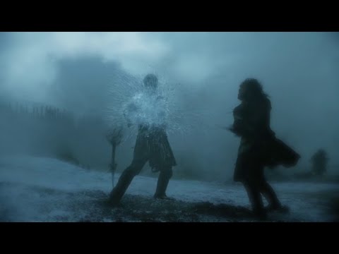 Game of Thrones 5x08 Jon Snow and White Walkers Epic Battle Scene - YouTube