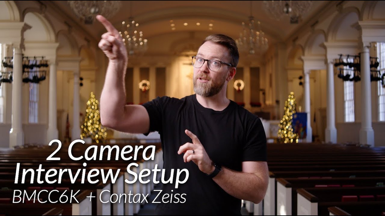 Interview Setup with 2 Camera Setup // BMCC6k Full Frame & BMPCC6K Pro ...