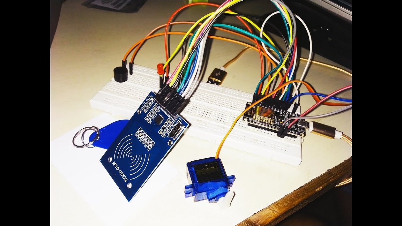 Home Security Using RFID and NodeMCU(ESP866) - YouTube