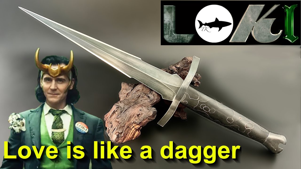 Forging Loki's Dagger from an Old Leaf Spring - YouTube