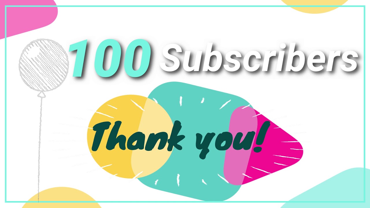 100 Subscribers - YouTube