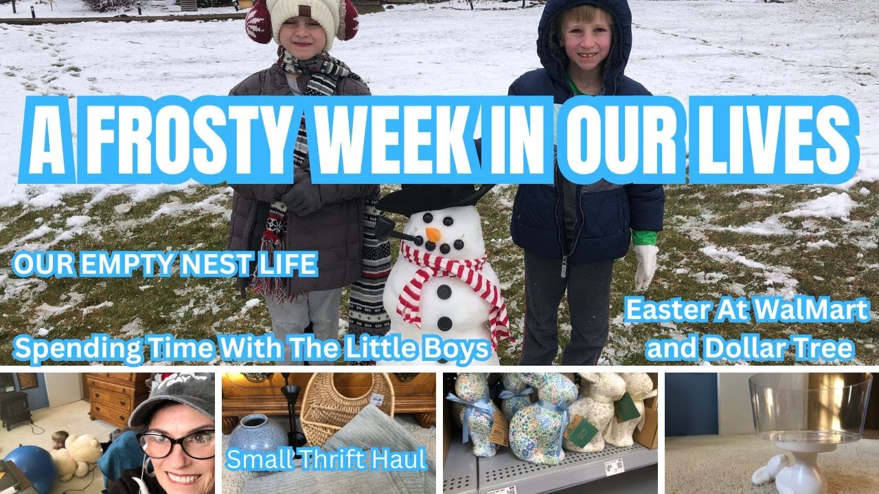 ☃️Our Southern Snowman~~Family Time With The Little Boys~~Thrift ...