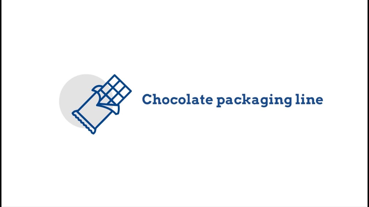 Delfin Packaging Chocolate packaging line - YouTube