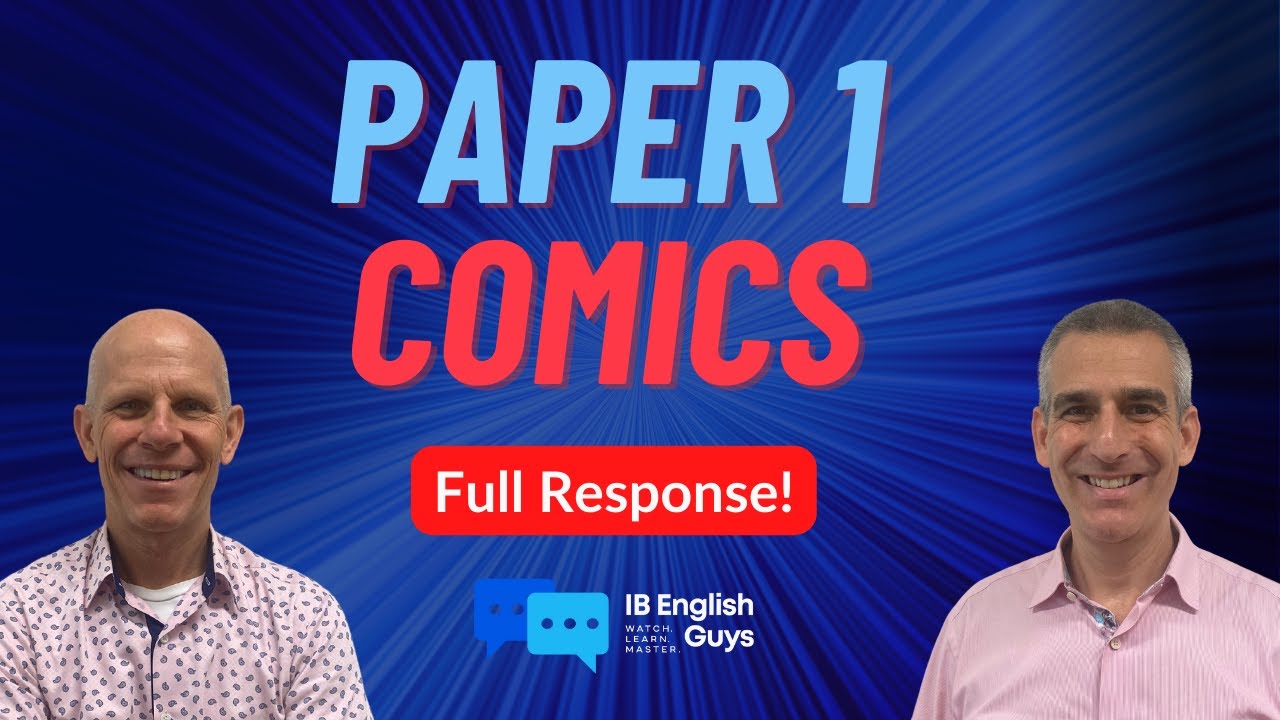 IB English A: Multipanel Comics - Paper 1 - Grant Snider - FULL RESPONSE - YouTube