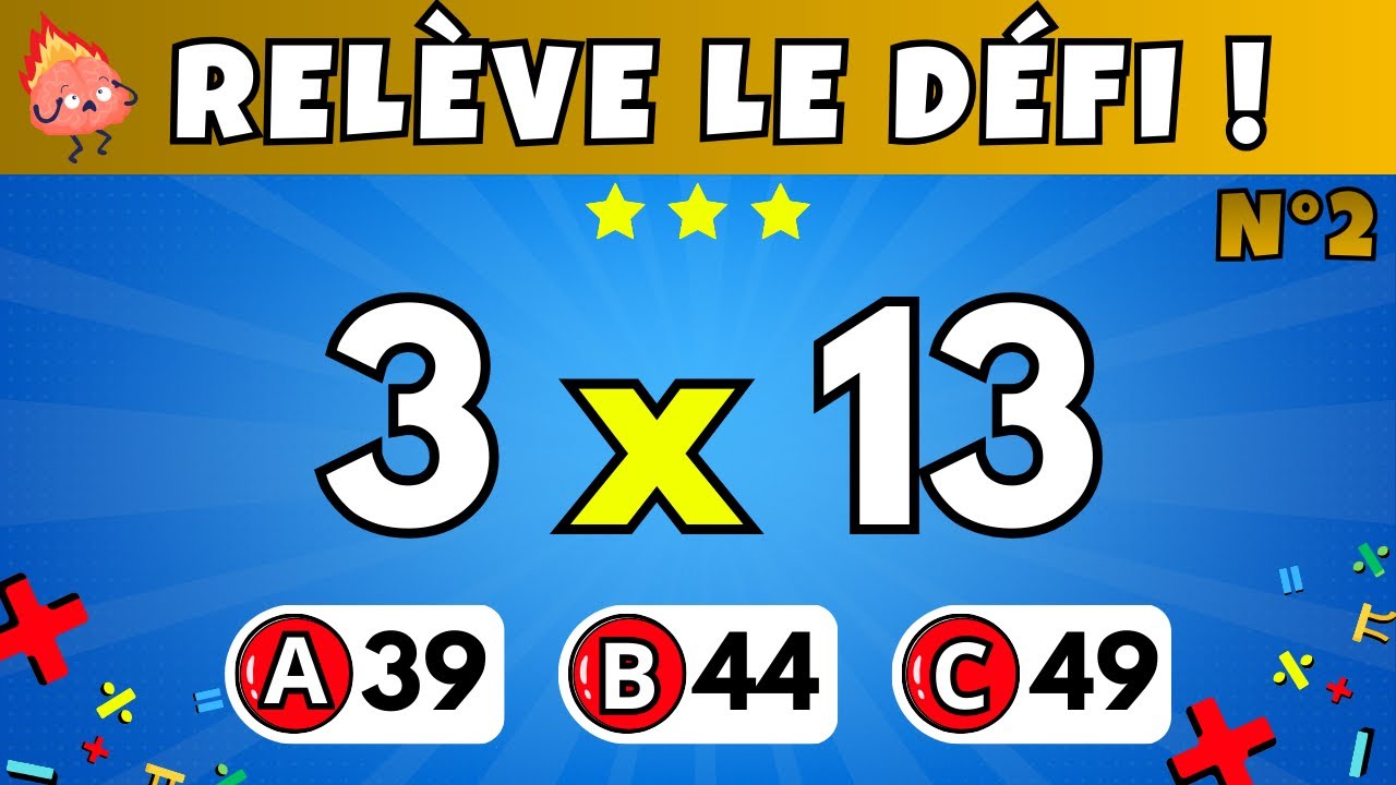 🧠 CHALLENGE de CALCUL MENTAL difficile 🔥 #mathschallenge # ...