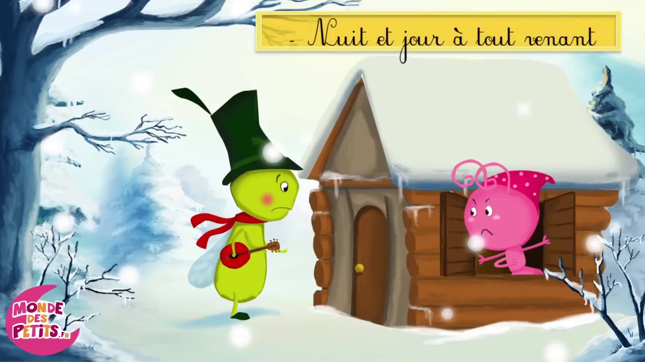 La cigale et la fourmi - fable de Jean de la Fontaine - YouTube