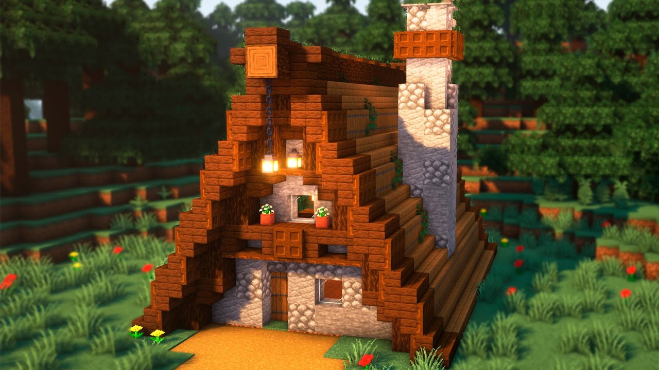 Minecraft: How to Build a Simple Cabin | Tutorial - YouTube