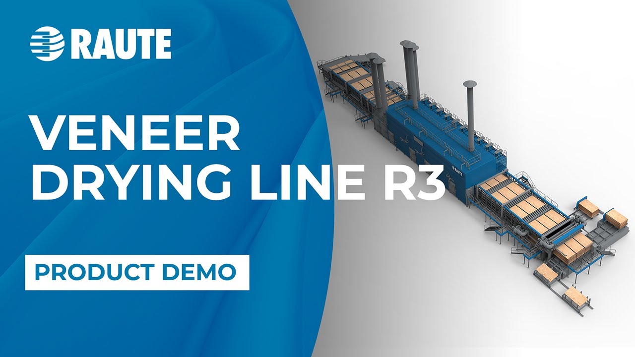 Raute Veneer Drying Line R3 - The easy to install and operate standard ...