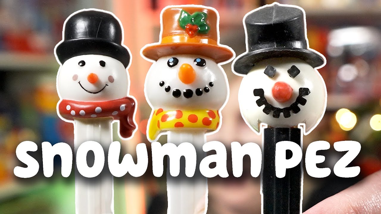 My Snowman PEZ Collection - YouTube