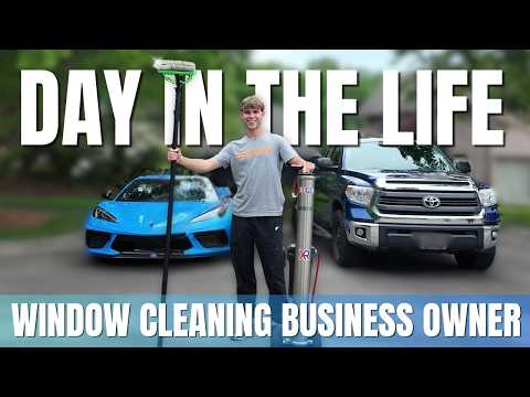 day in the life of a 6 figure a month window cleaning business owner