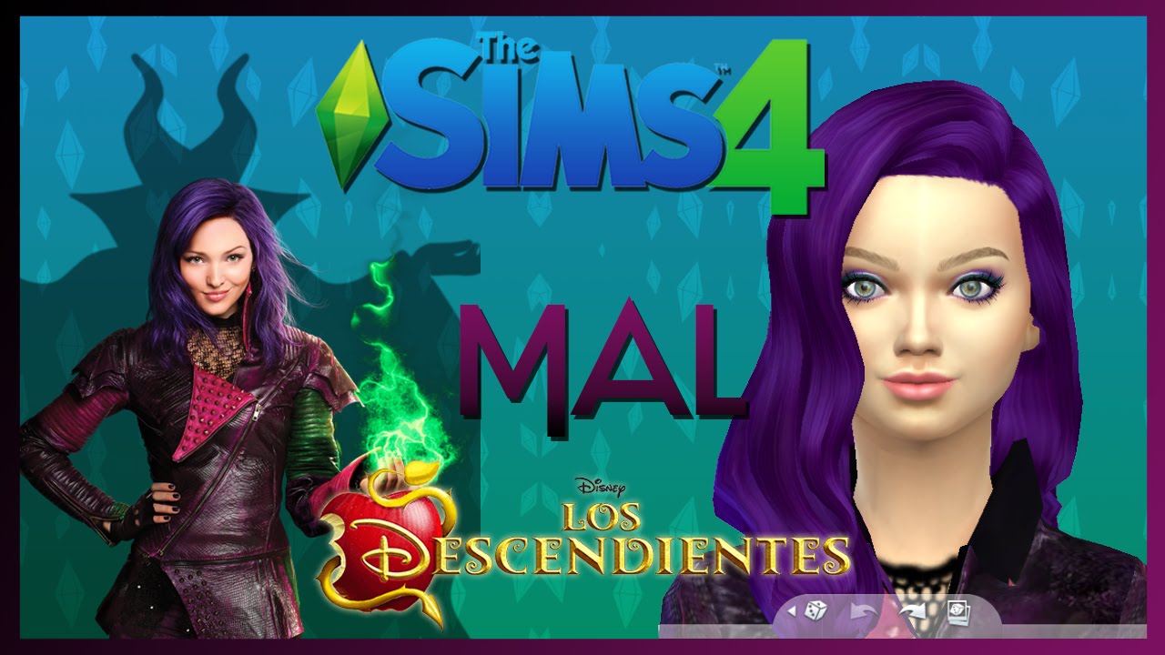 ♦ The Sims 4: Create a Sim | Mal | Descendientes | ♦ BlueeGames ♦ - YouTube