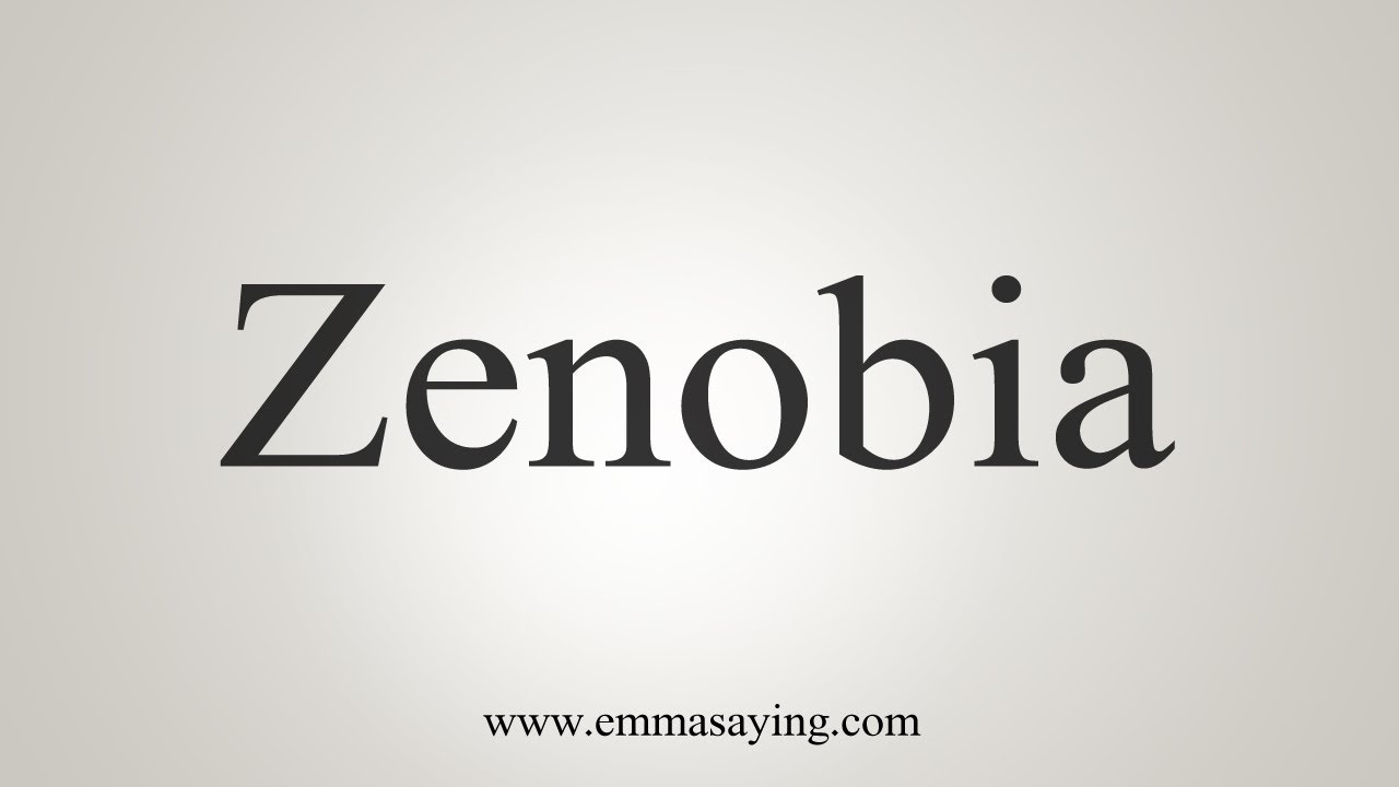 How To Say Zenobia - YouTube