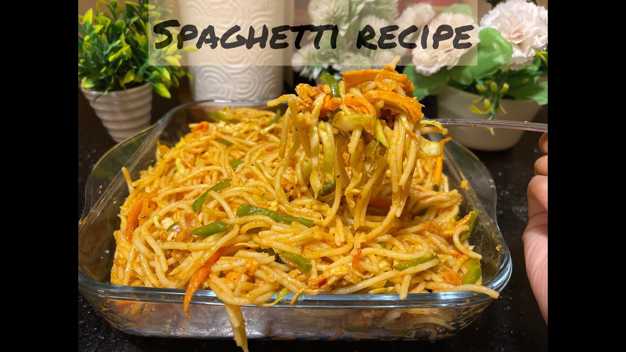 Spaghetti Recipe | Quick and easy recipes | Cooking time with Salma ...