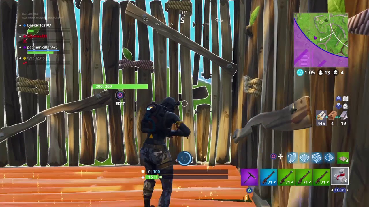 Fortnite breast mode x5 sniperz - YouTube