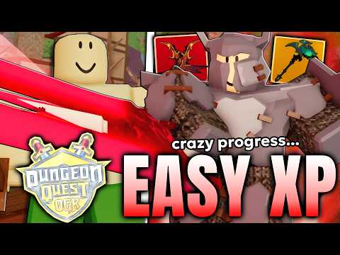 The EASY XP Method... | Going NOOB to BILLIONS in Dungeon Quest Reborn!