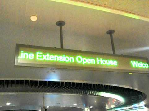[SMRT Circle Line Extension] CE1 BayFront In- Station display for ...
