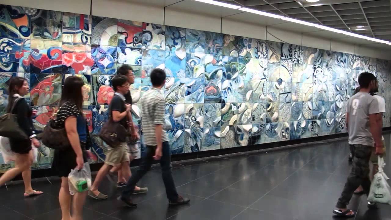 MRT Art - Singapore - YouTube