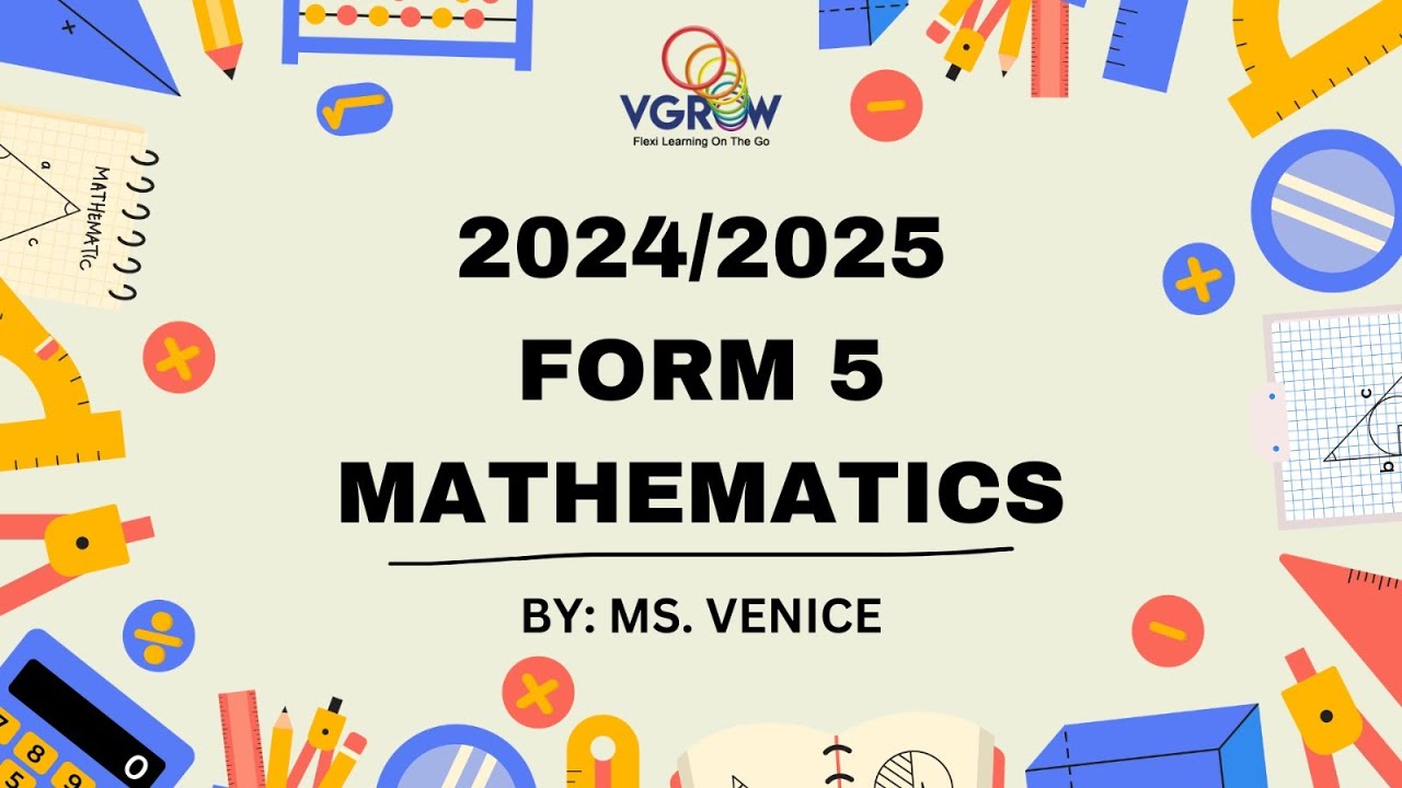 2024 Form 5 Math Chapter 1 Variation - YouTube