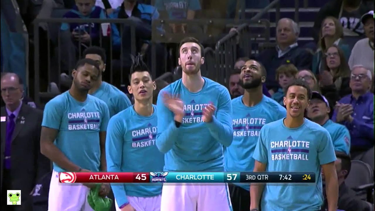 Jeremy Lin's Bench Highlights 2016-01-14 Hornets VS Hawks - YouTube