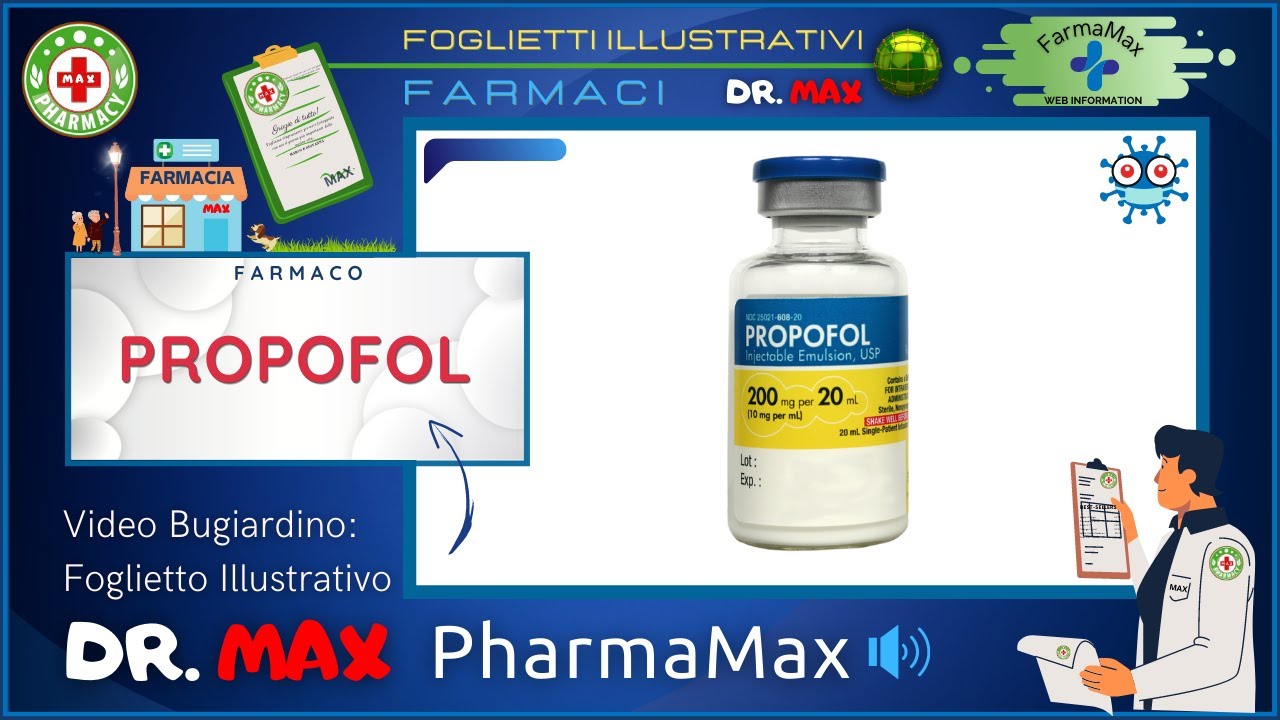 Cos'è il 💊 Farmaco PROPOFOL 🗺️ Foglietto Illustrativo Bugiardino Salute ...