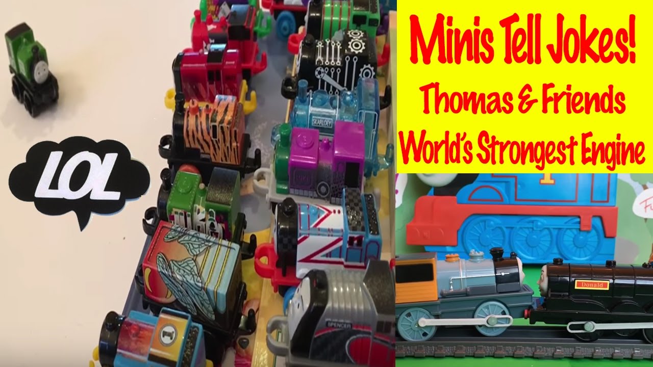 Thomas & Friends Minis Tell Jokes - World Strongest Engine Thomas the ...