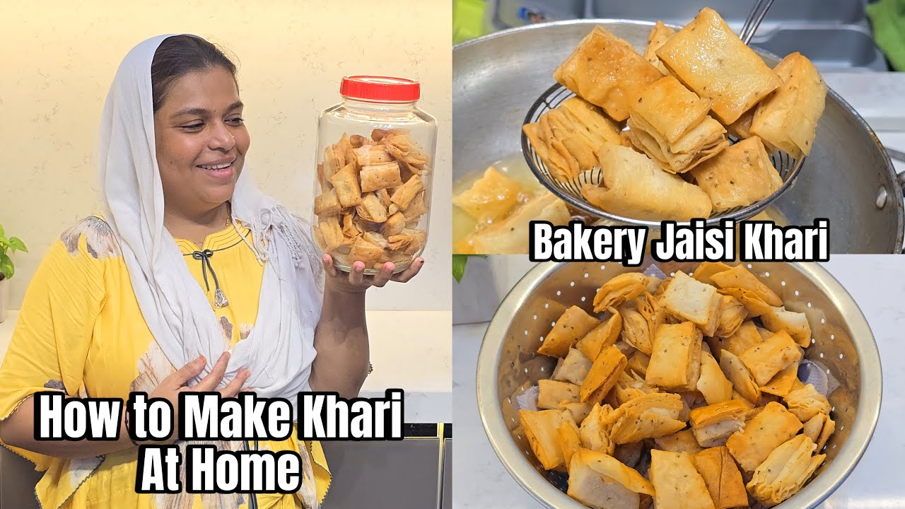 How to Make Khari At Home | Bakery Jaisi Khari Banao Ab Ghar Mai ...
