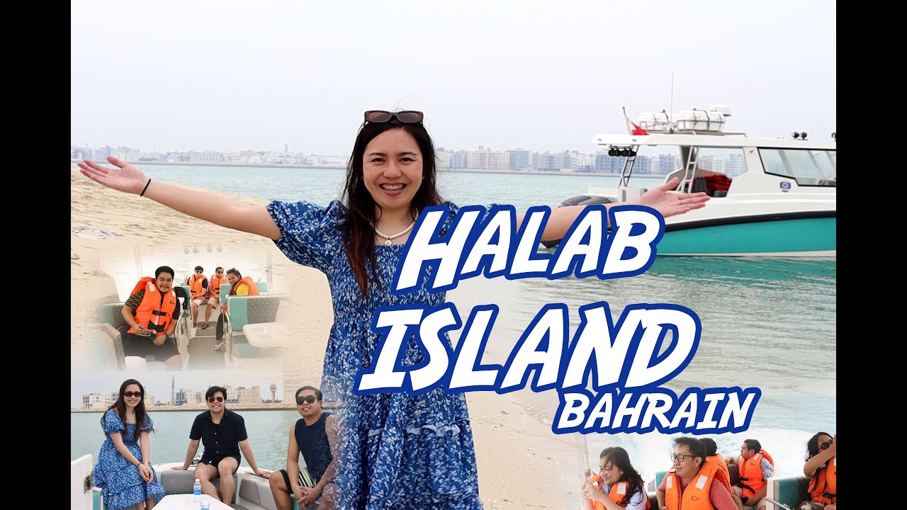 Water Garden City boat trips to Halab and Reef Island in Bahrain! - YouTube
