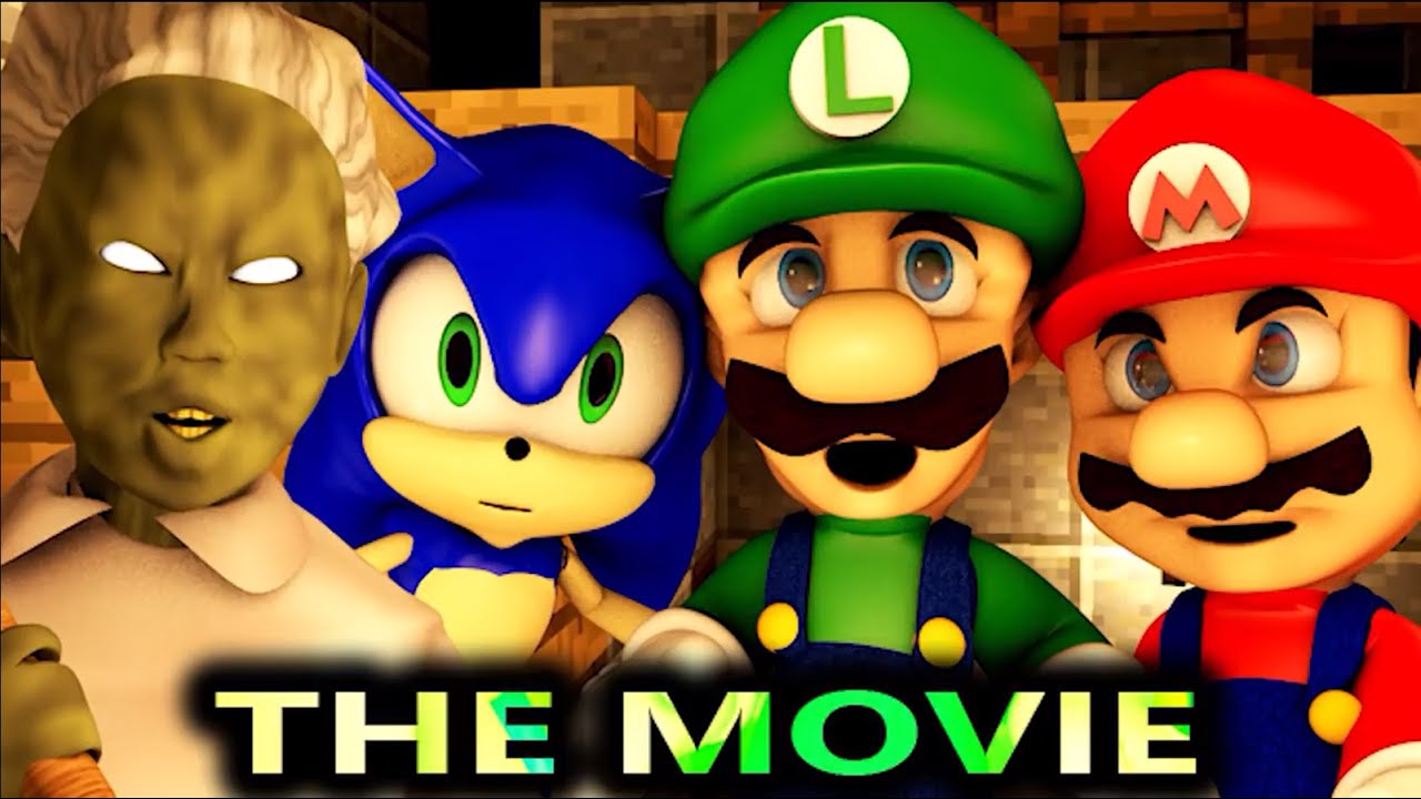 GRANNY VS SONIC & MARIO THE MOVIE! (official) Minecraft Horror Game ...